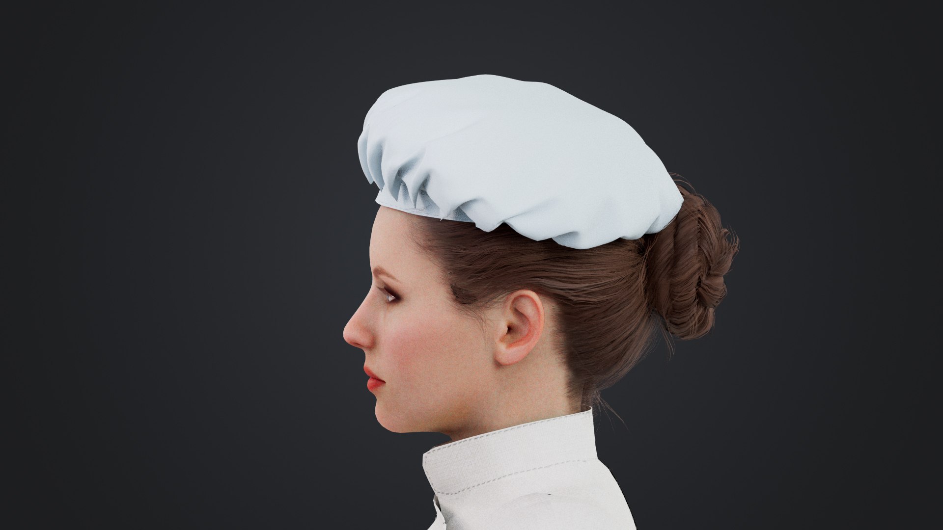 Female Chef Rigged 3D Model - TurboSquid 2322792