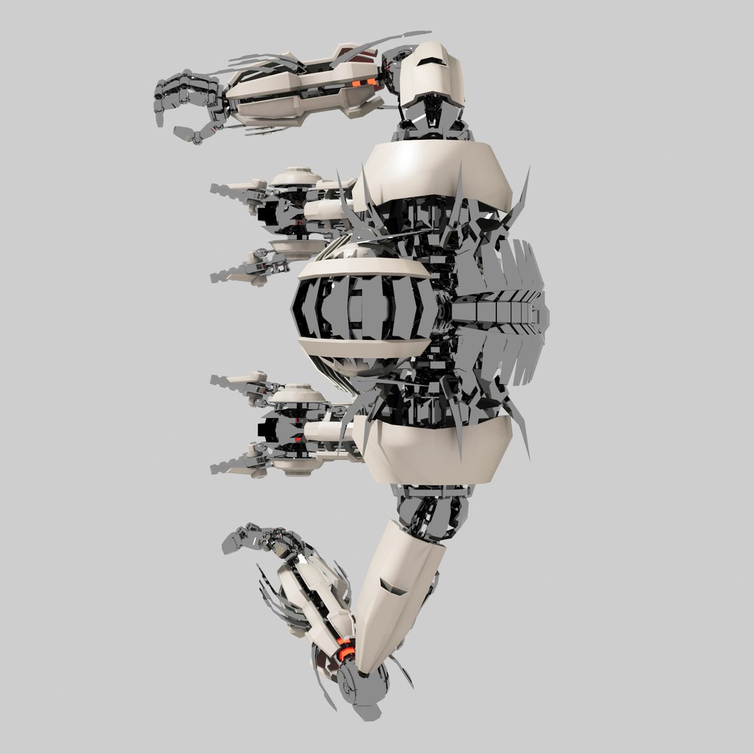 Humanoid Robot 3D Model - TurboSquid 2394799