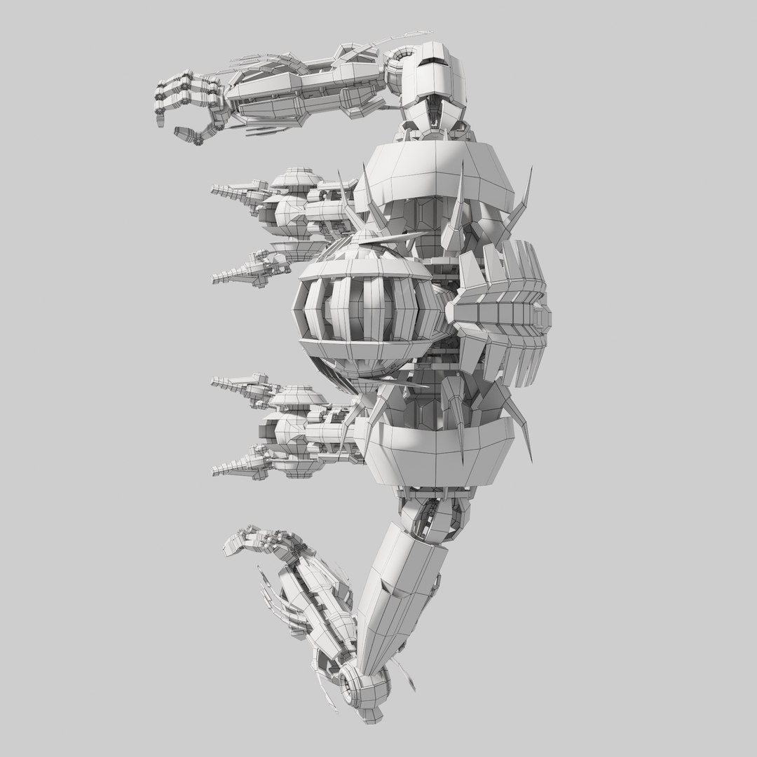 Humanoid Robot 3D Model - TurboSquid 2394799