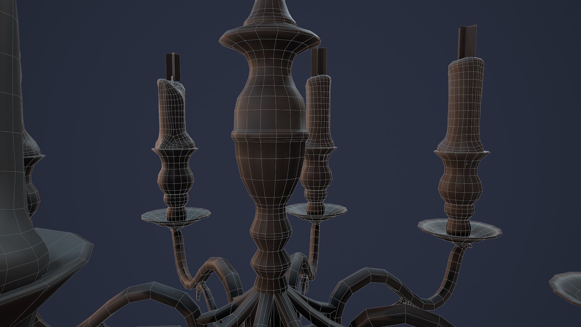 Chandelier Pbr Unwrapped 3D Model - TurboSquid 1620933
