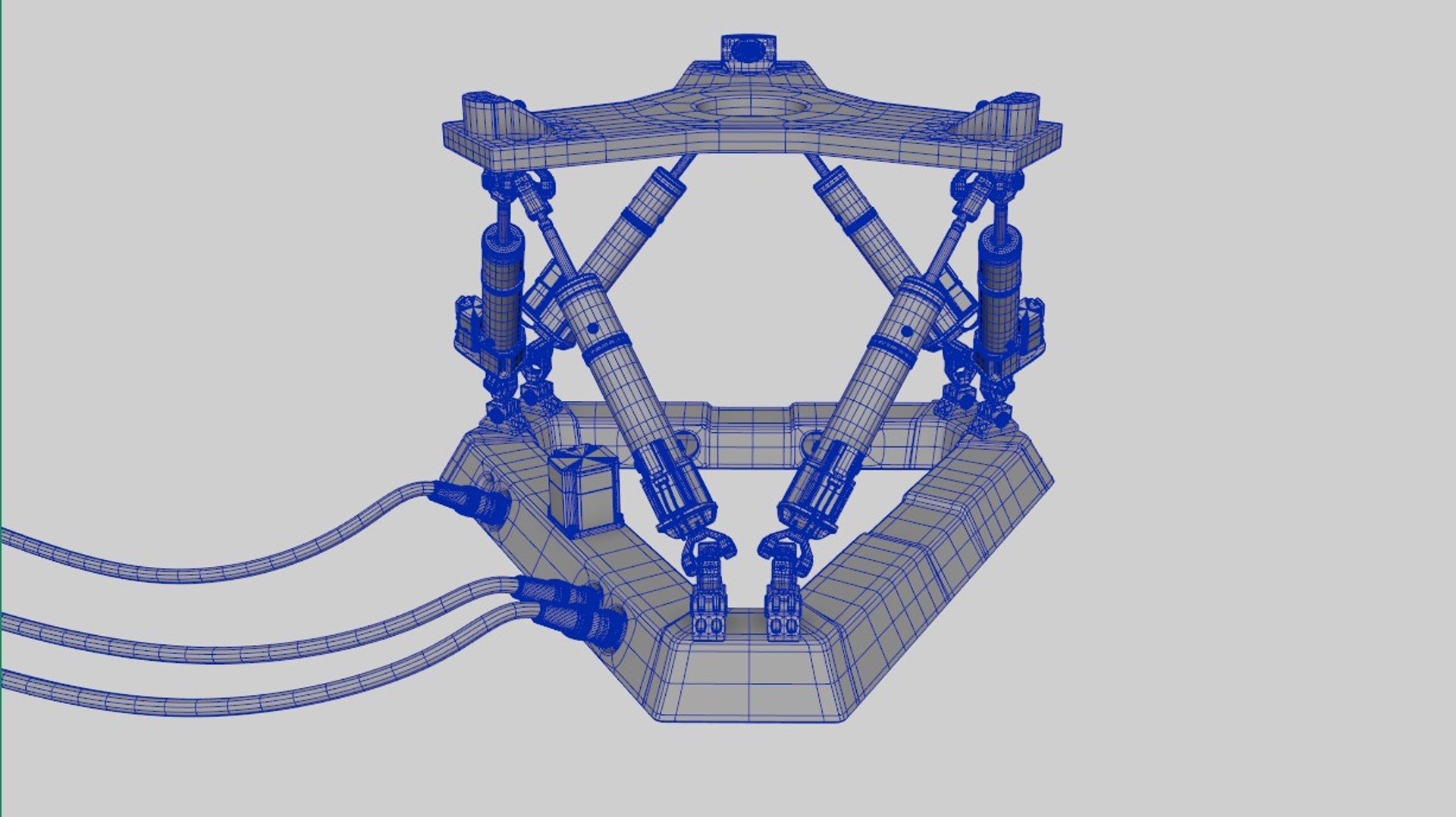 Hexapod Platform 3d Model