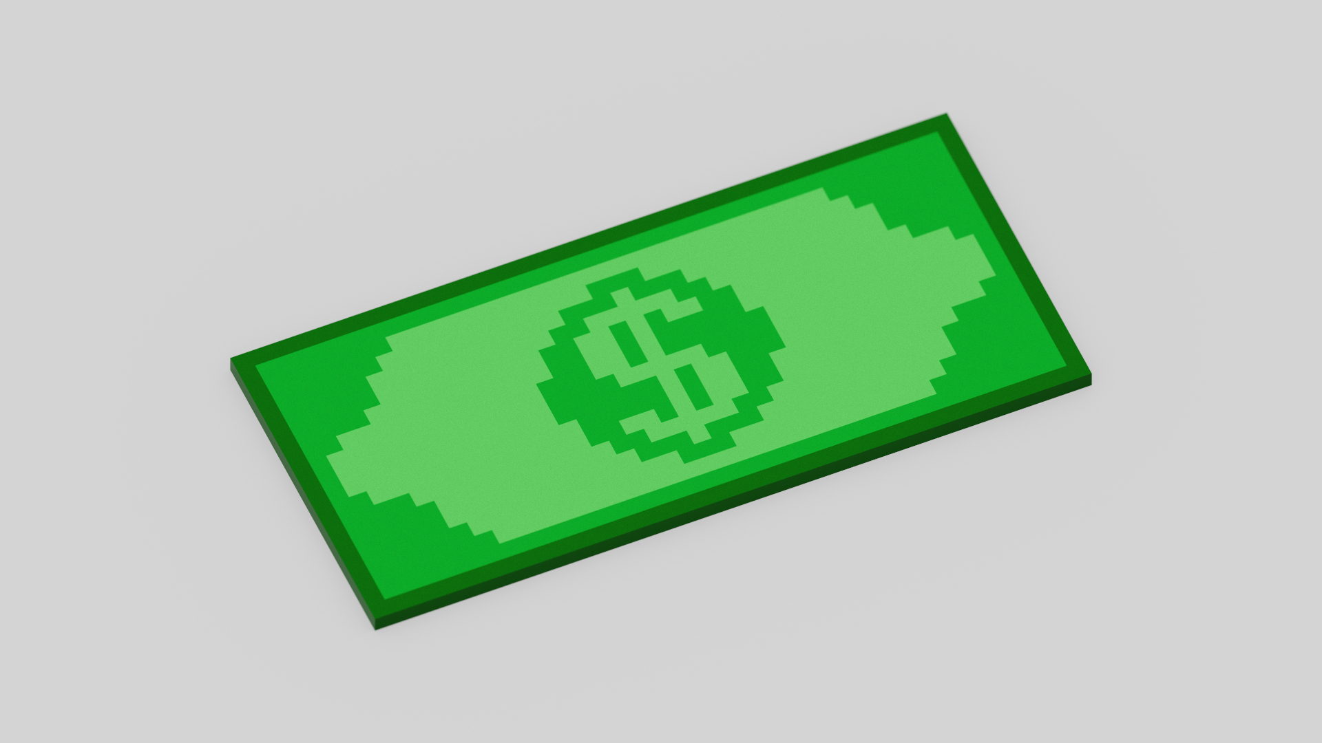 Voxel Money Model - TurboSquid 1958696
