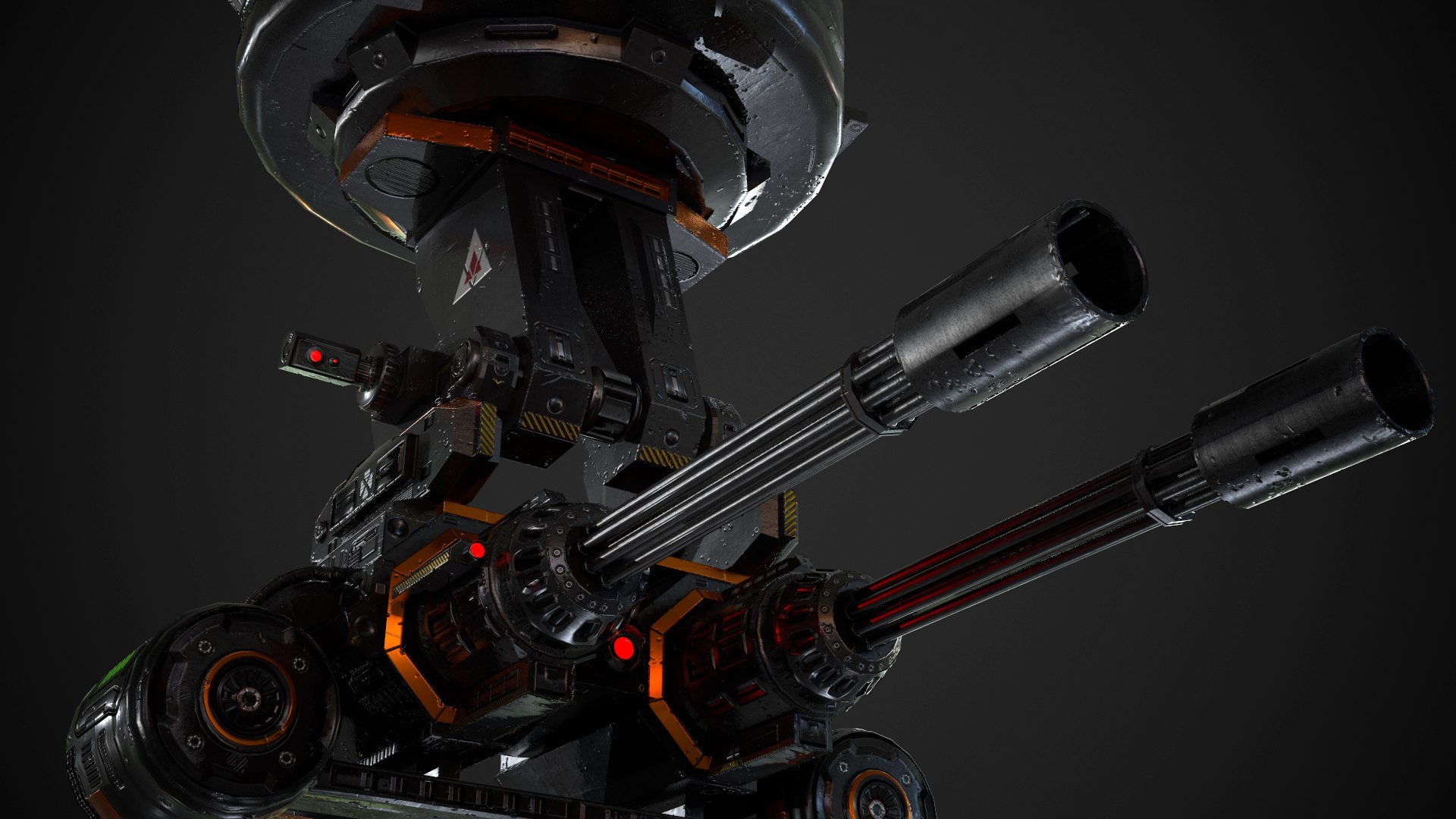 Auto Turret 3D Model - TurboSquid 1343604