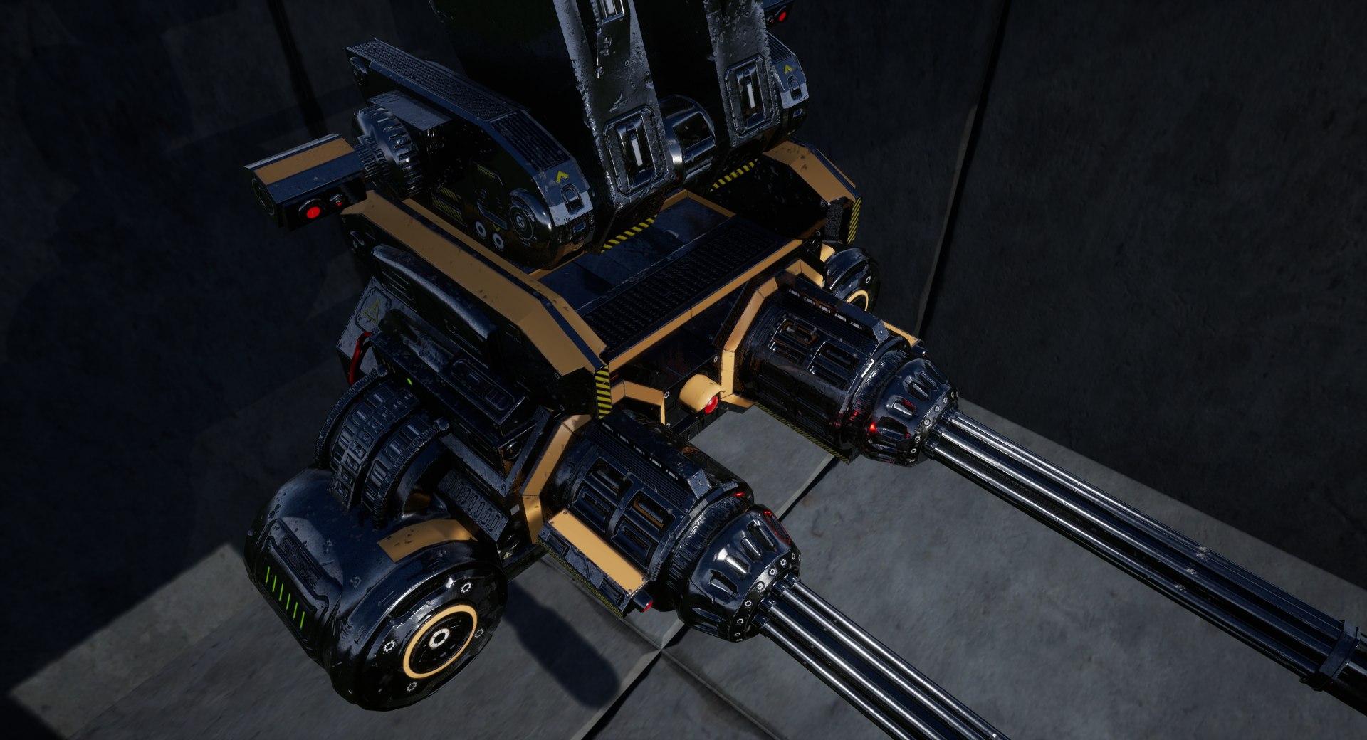 Auto Turret 3D Model - TurboSquid 1343604