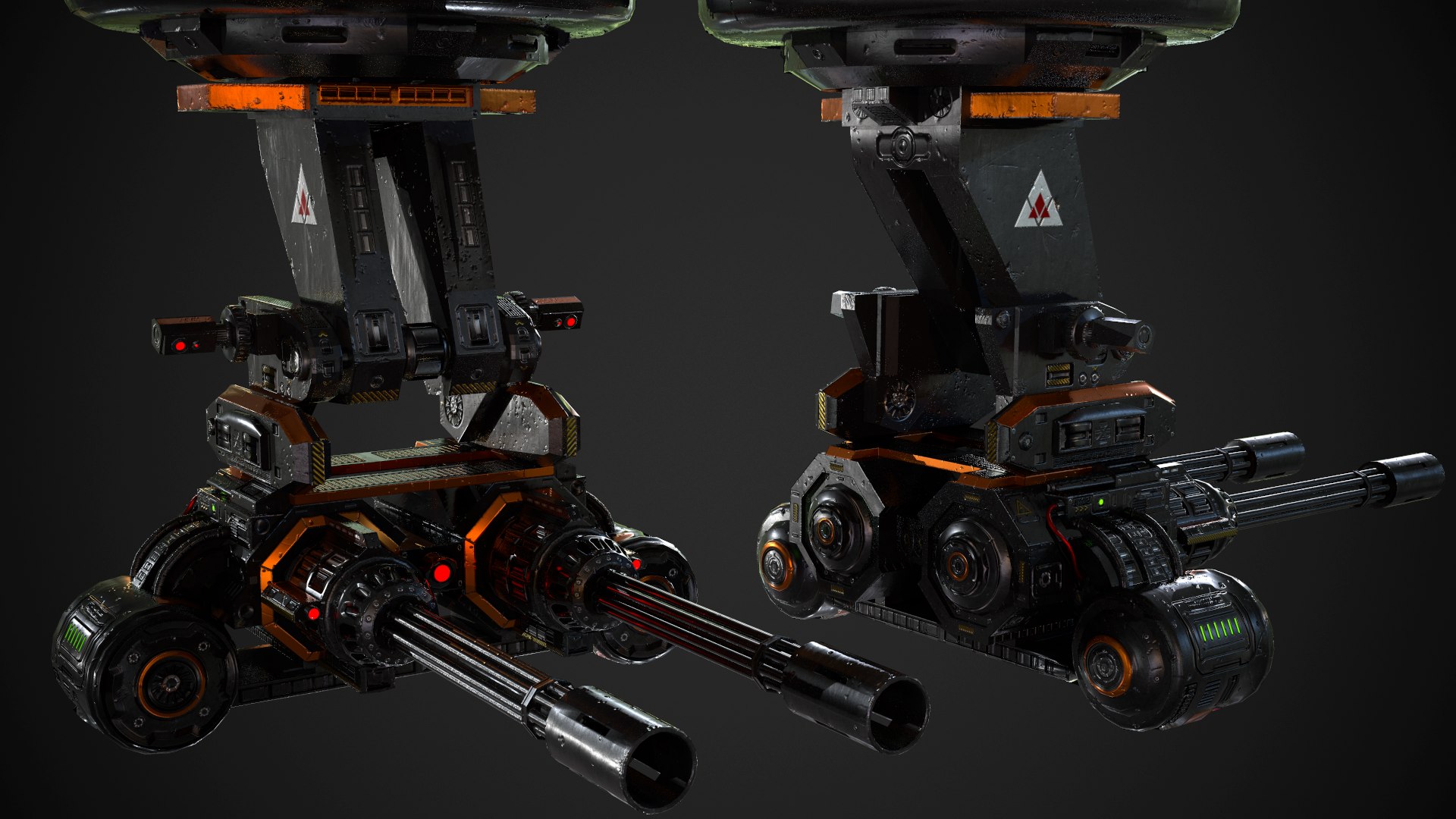 Auto Turret 3D Model - TurboSquid 1343604