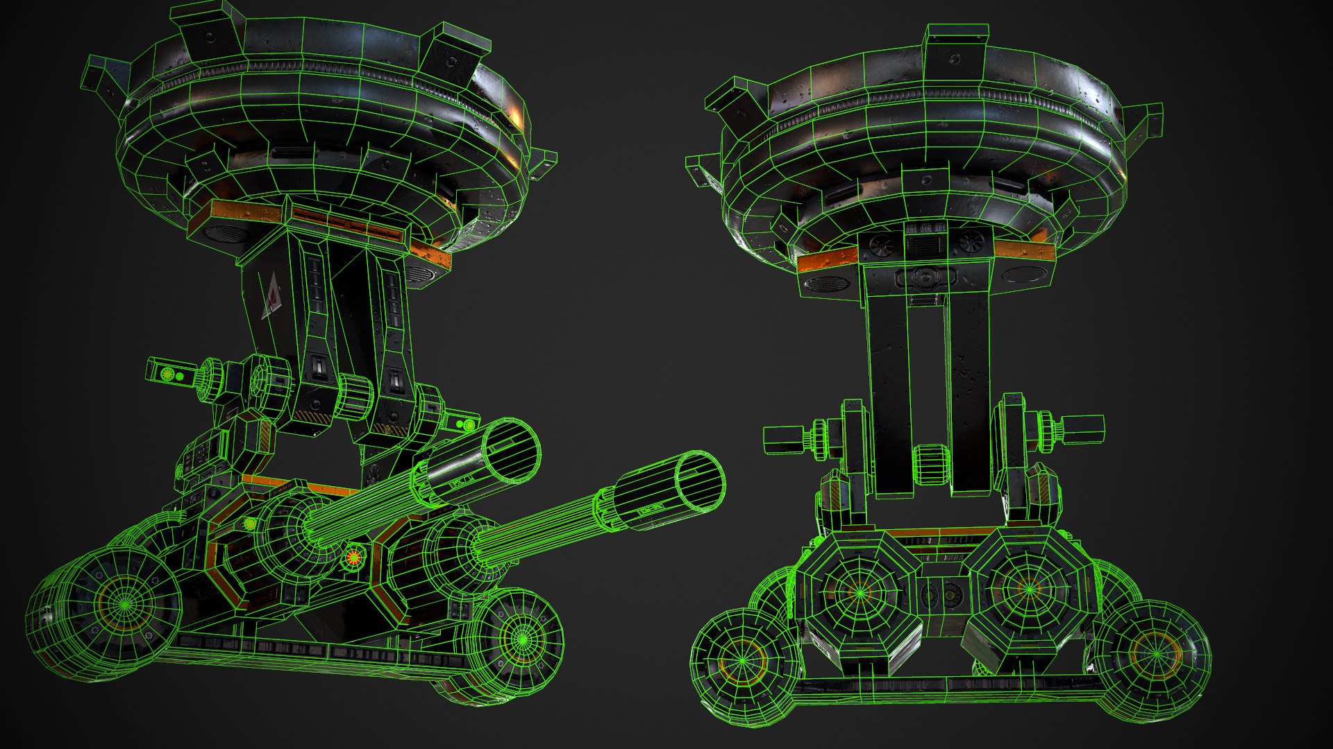 Auto Turret 3D Model - TurboSquid 1343604