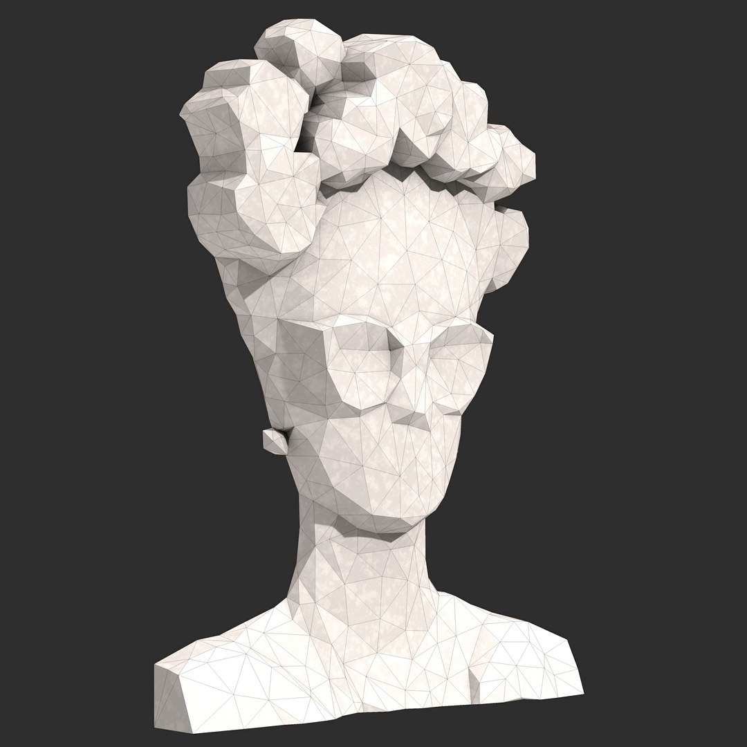3D Frida Kahlo Low Poly Model - TurboSquid 2302067