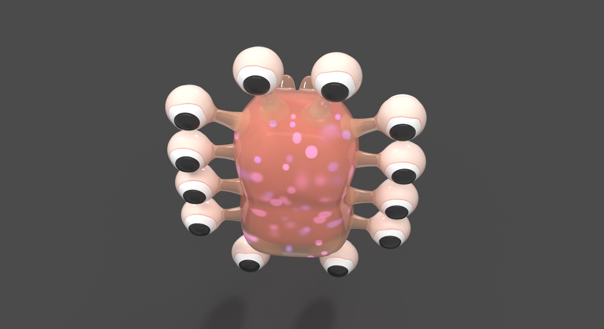 3D Model Cartoon Bacteria 2 - TurboSquid 1859365
