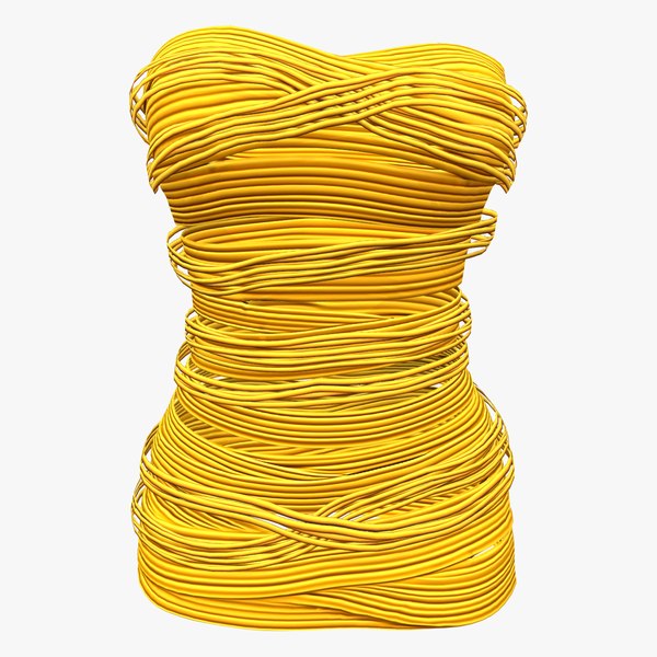 Spaghetti Girl Outfit 3d Model Turbosquid 2002188