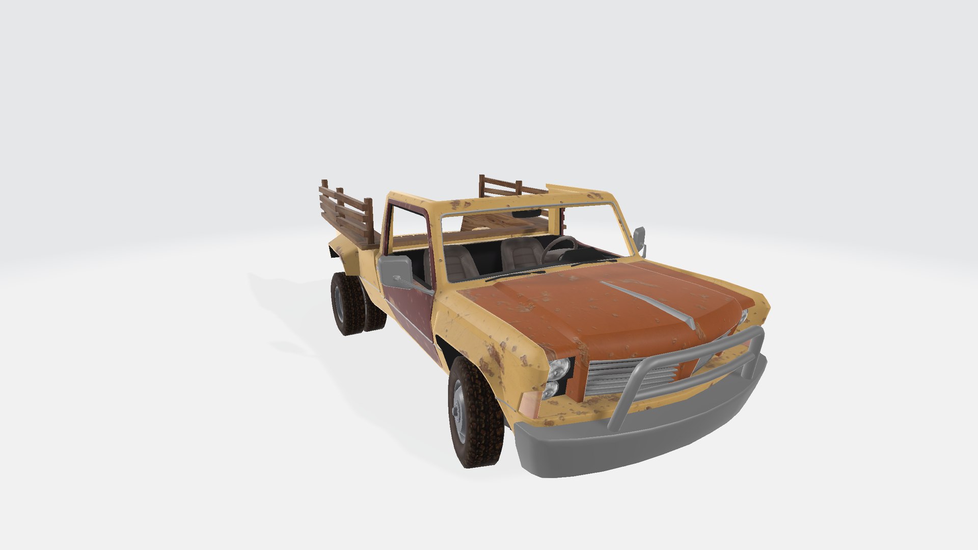 Kodiak Car Farm Yellow 3D Model - TurboSquid 1491090