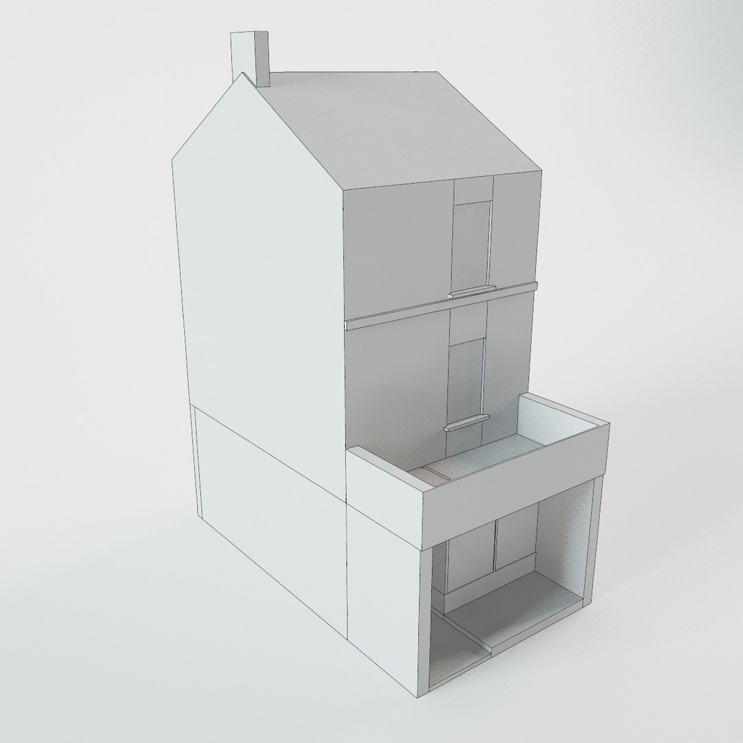 card shop 3d obj