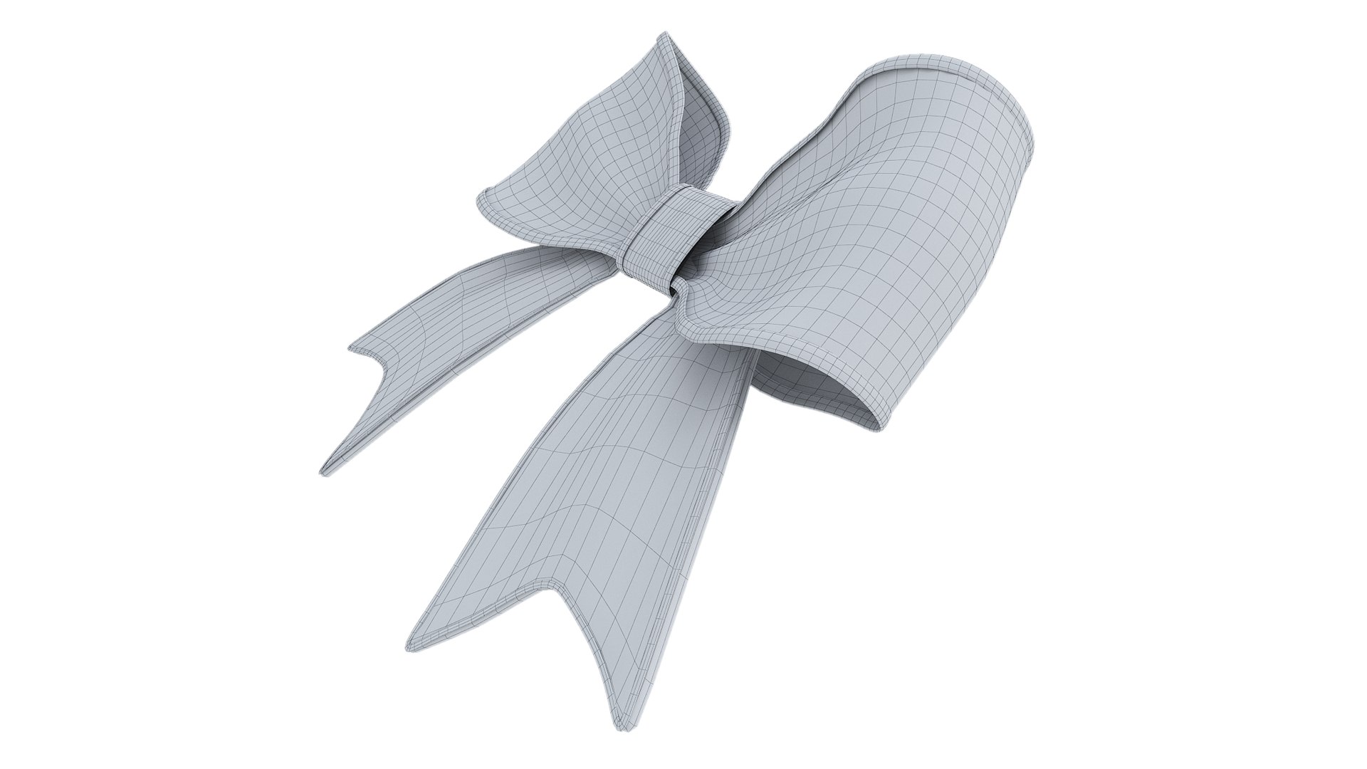 3D Pink Bow Model - TurboSquid 1873412
