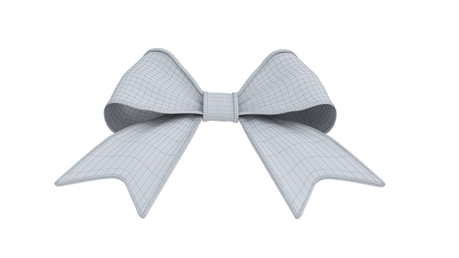 3D Pink Bow Model - TurboSquid 1873412