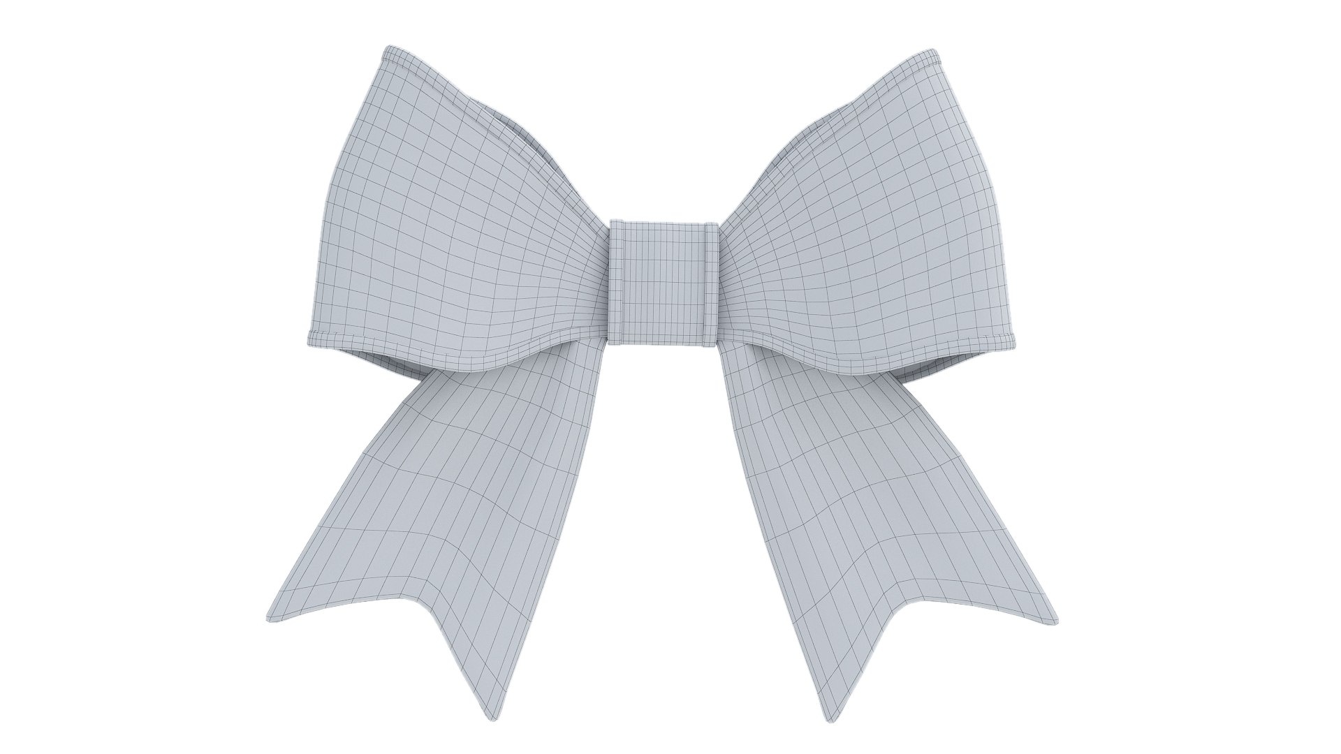 3D Pink Bow Model - TurboSquid 1873412