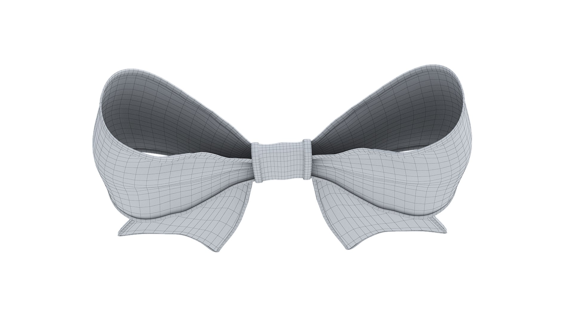 3D Pink Bow Model - TurboSquid 1873412
