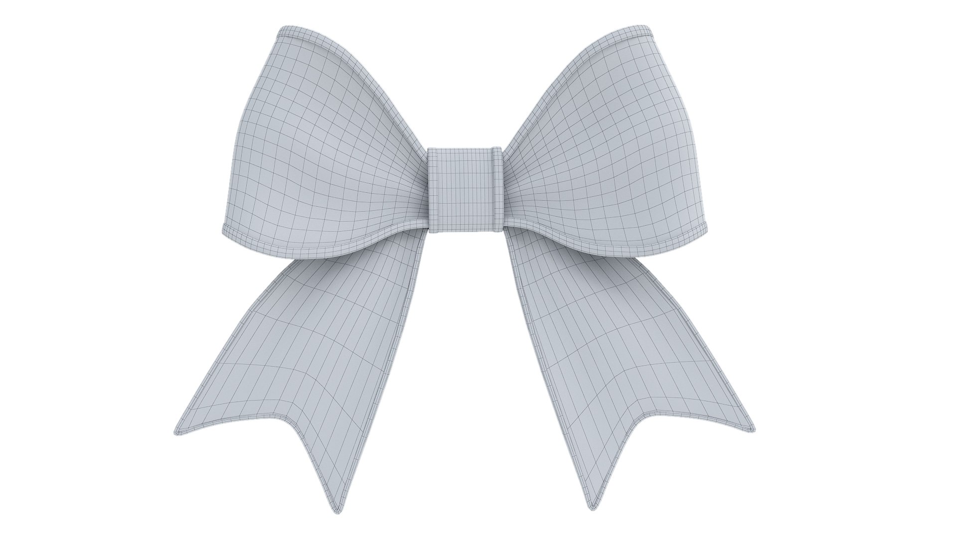 3D Pink Bow Model - TurboSquid 1873412