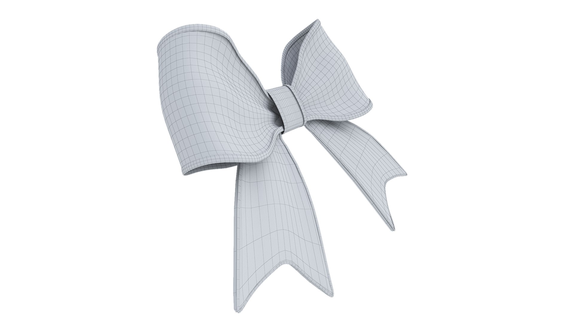 3D Pink Bow Model - TurboSquid 1873412