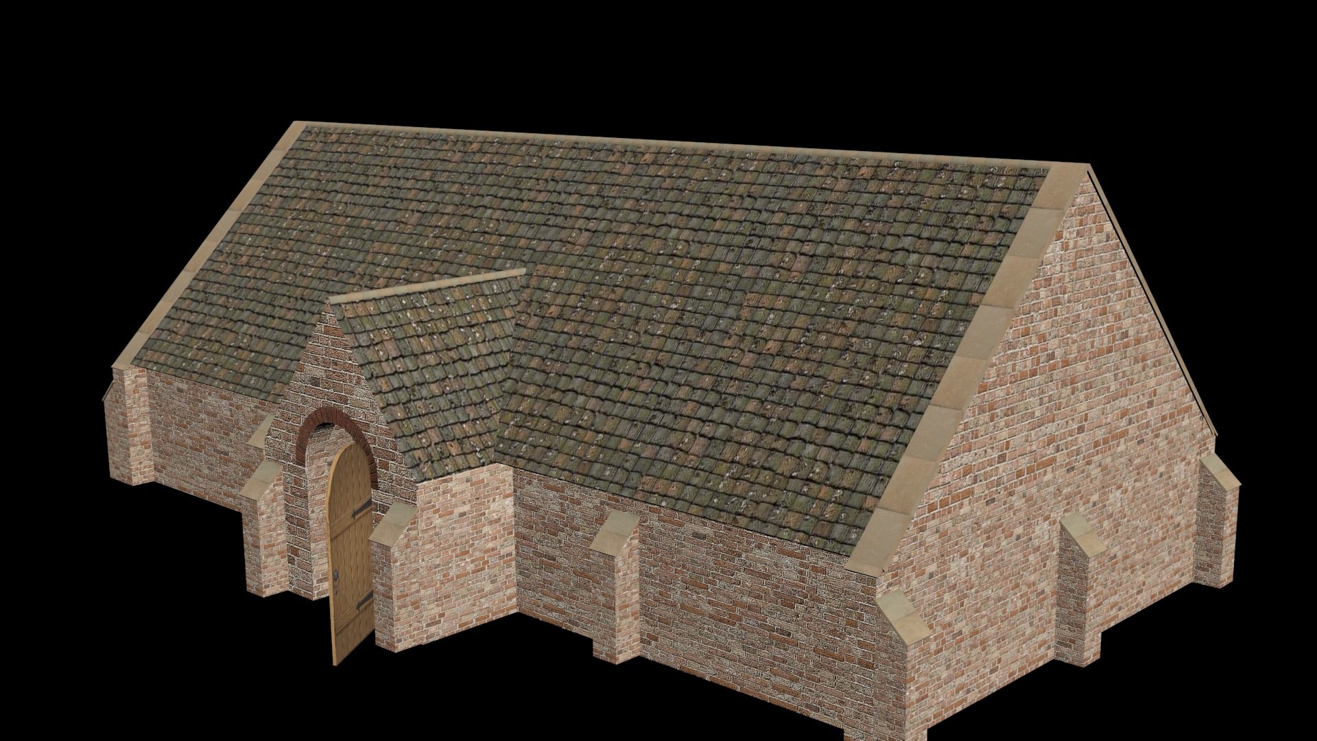 Tithe Barn 3D Model - TurboSquid 1803468