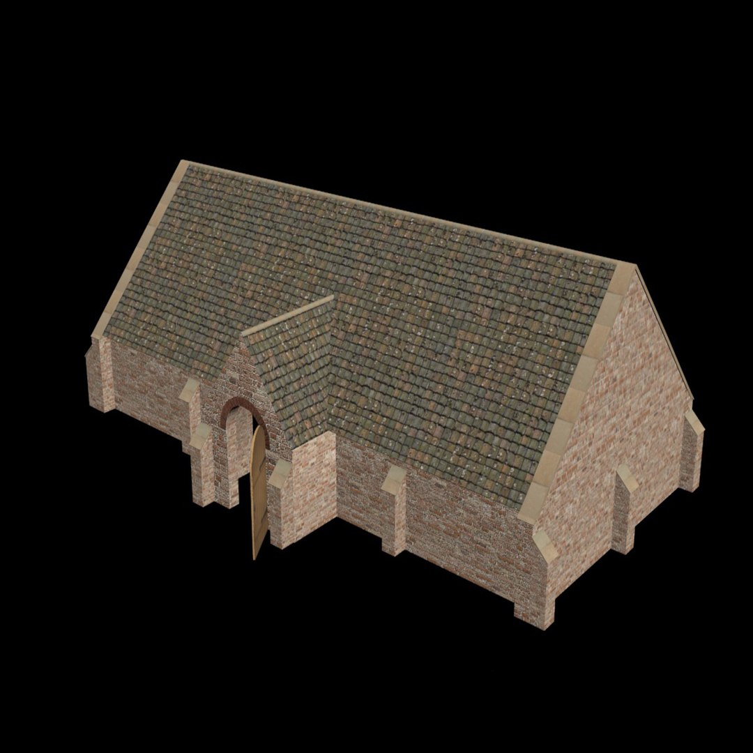 Tithe Barn 3D Model - TurboSquid 1803468