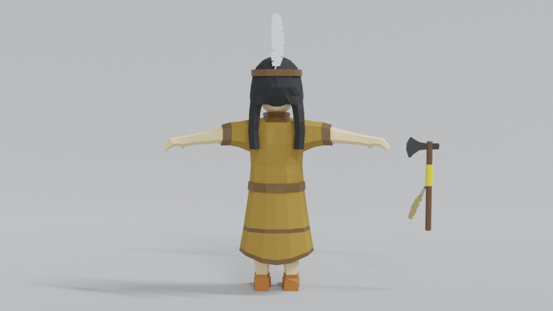 Native Indian Woman 3D Model - TurboSquid 1577075