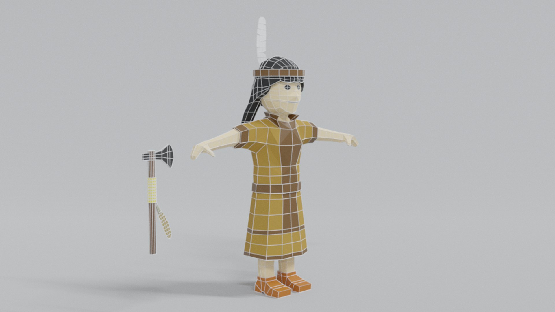 Native Indian Woman 3D Model - TurboSquid 1577075
