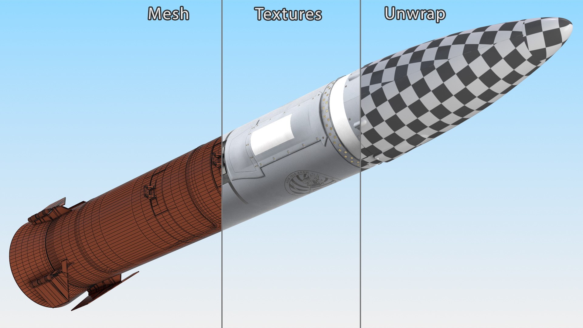 Hypersonic Missile AGM-183A ARRW 3D Model - TurboSquid 1918598