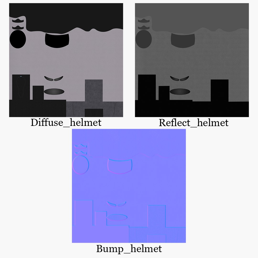 helmet gray colors 3d model