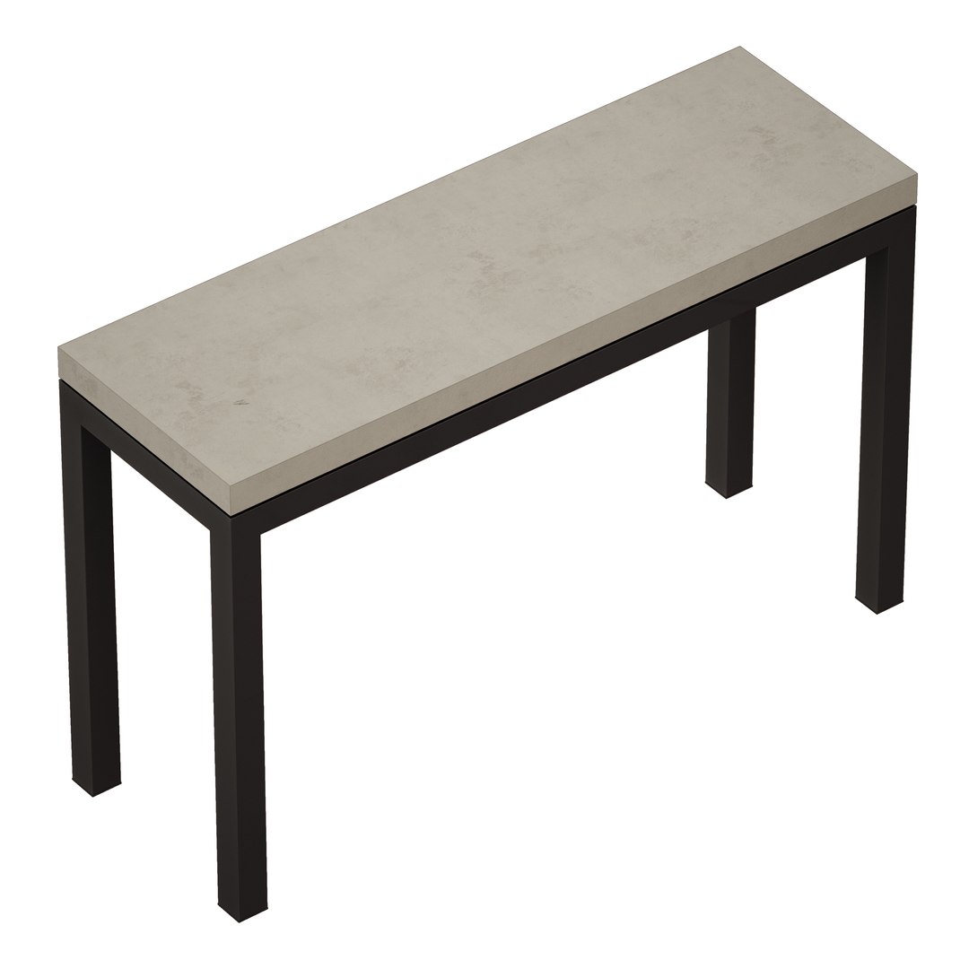 3D Model Console Concrete - TurboSquid 1676874