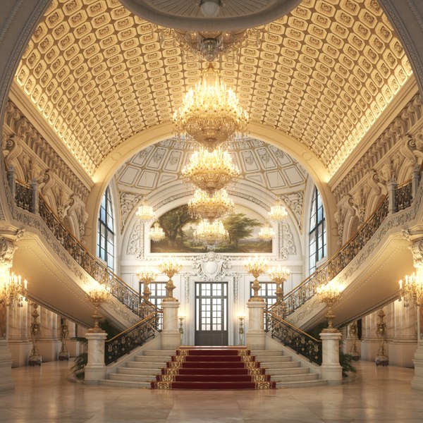 Opera garnier - staircase 3D model - TurboSquid 1295933
