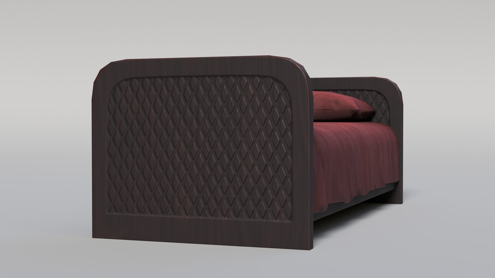 3D Old Single Bed - TurboSquid 1914656