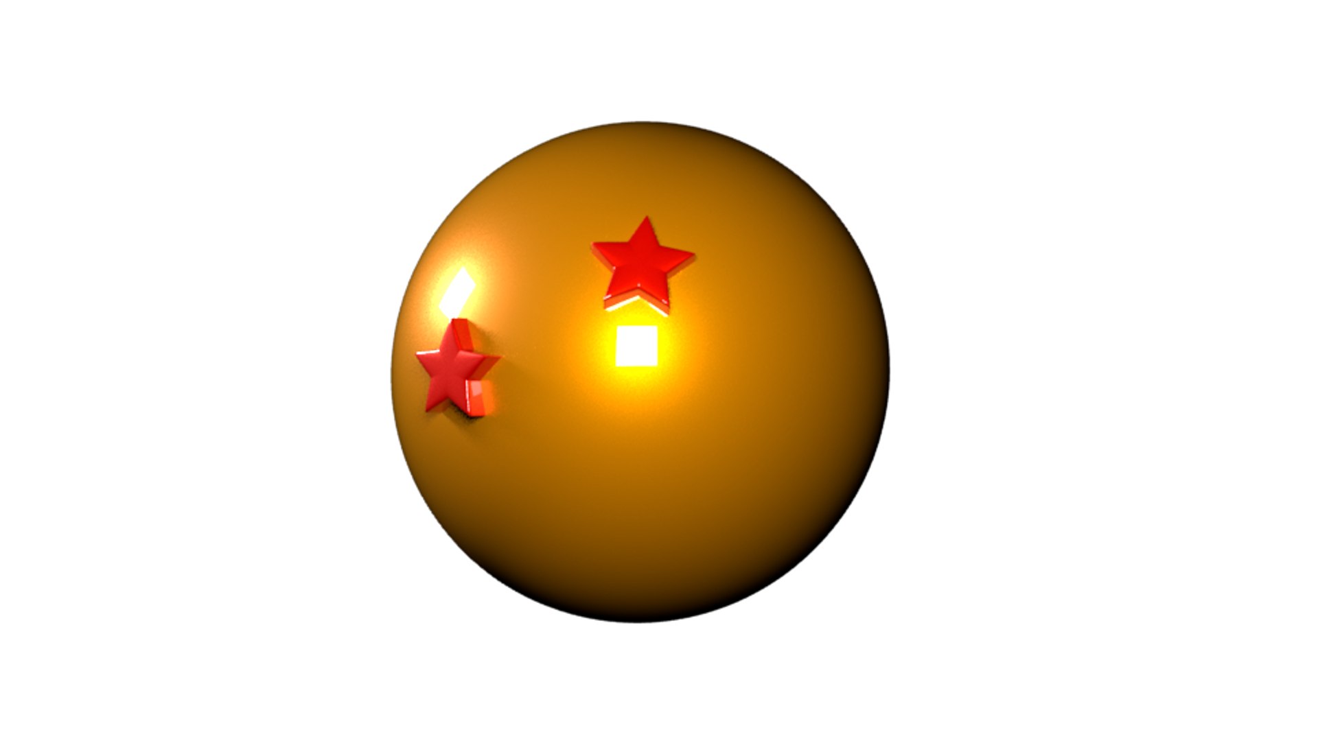 3D 2 Star Dragonball - TurboSquid 1571193