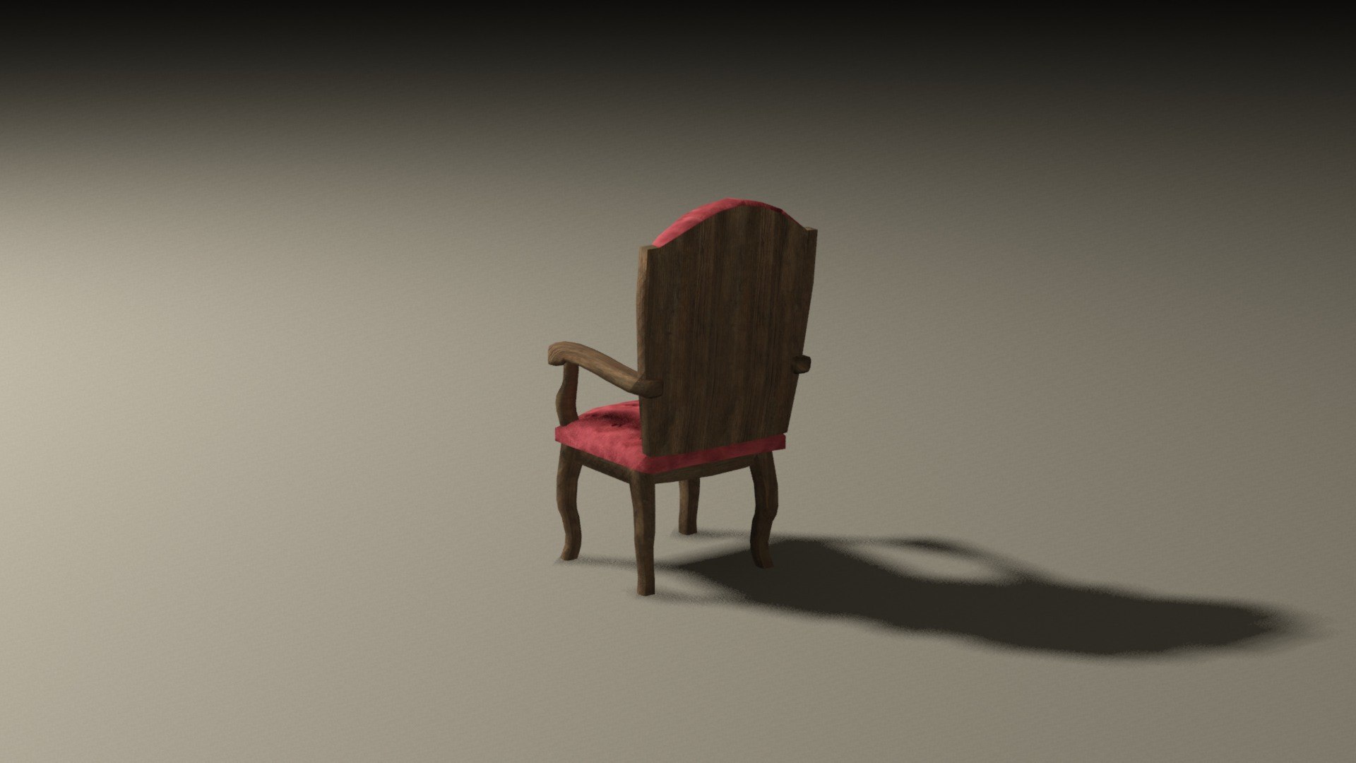 3D Elegant Wooden Chair Model - TurboSquid 1888157