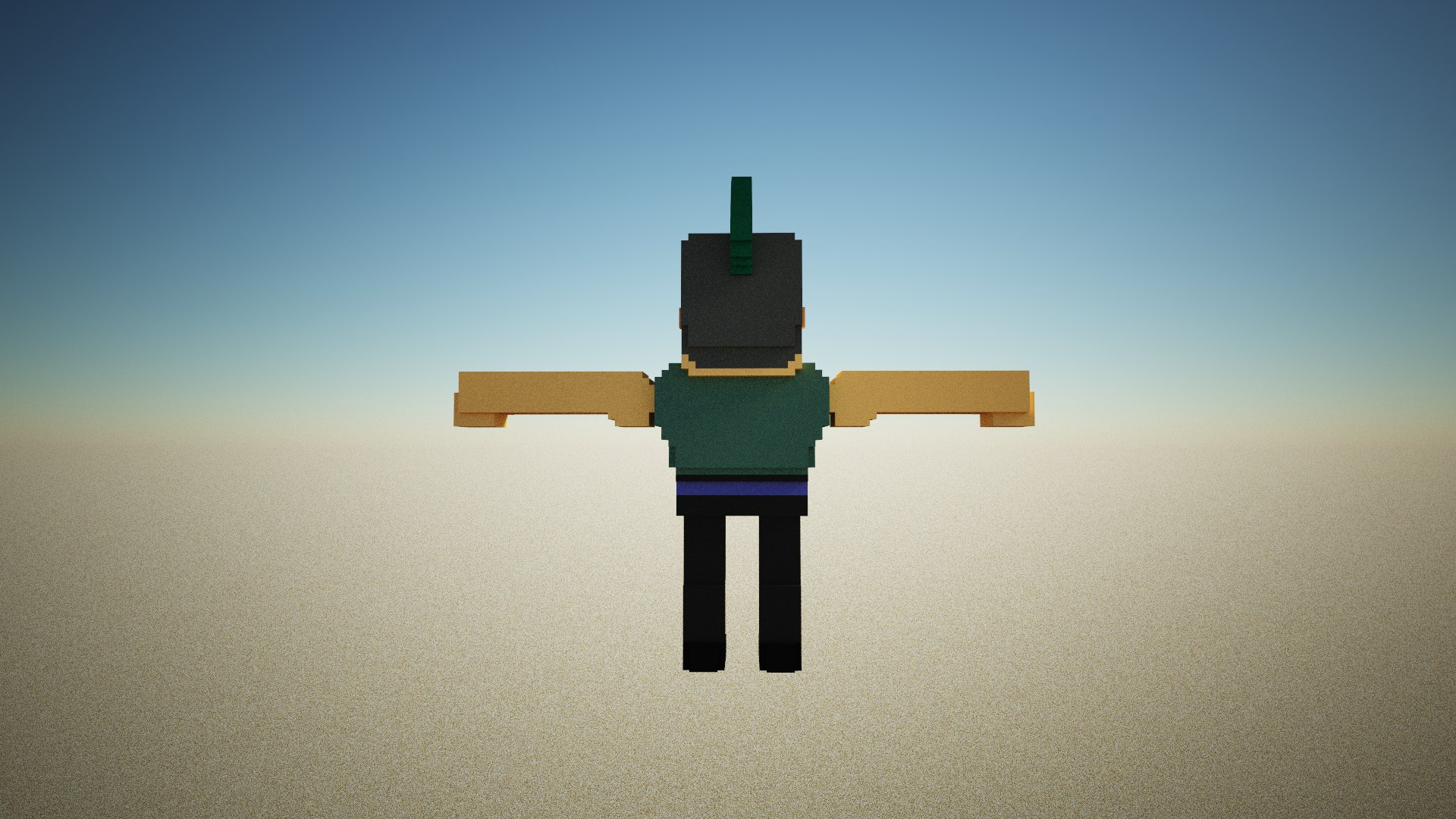 3D Voxel Man model - TurboSquid 1831704