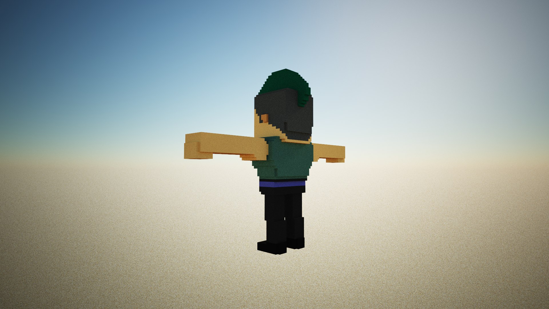 3D Voxel Man model - TurboSquid 1831704