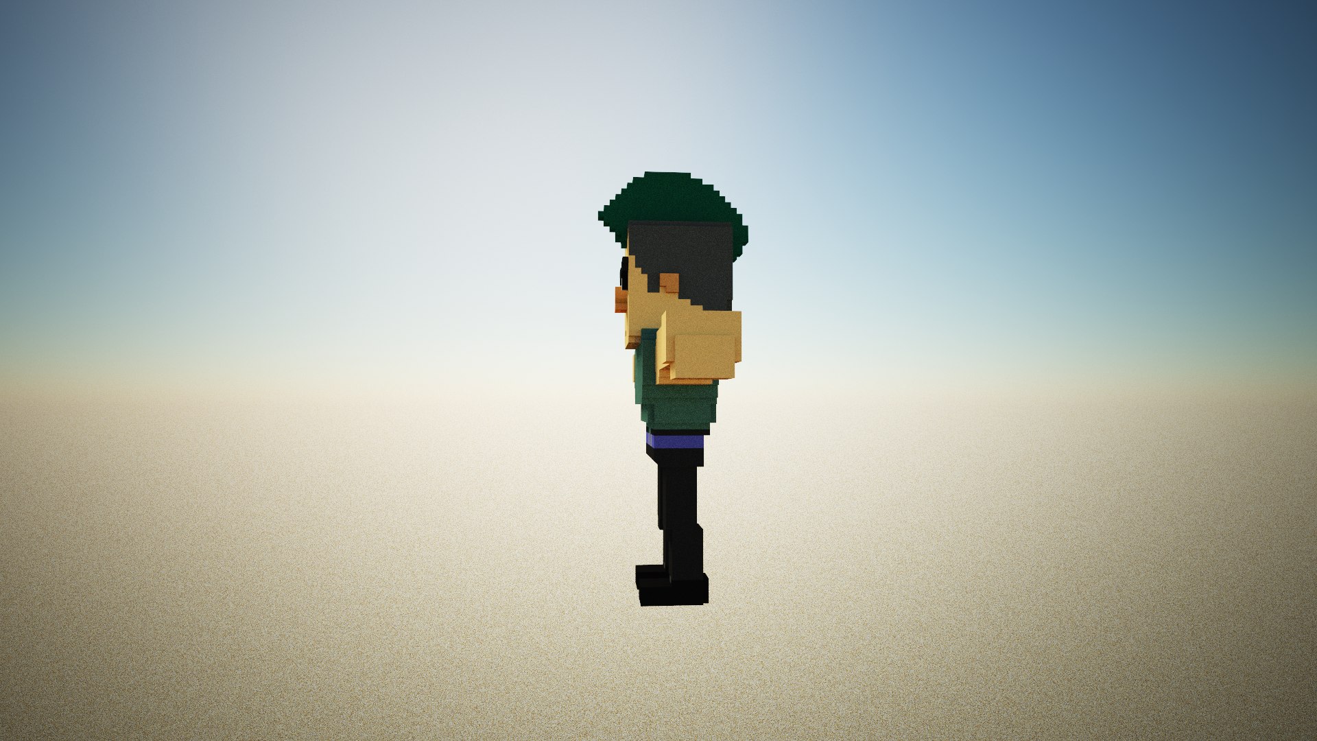 3D Voxel Man model - TurboSquid 1831704