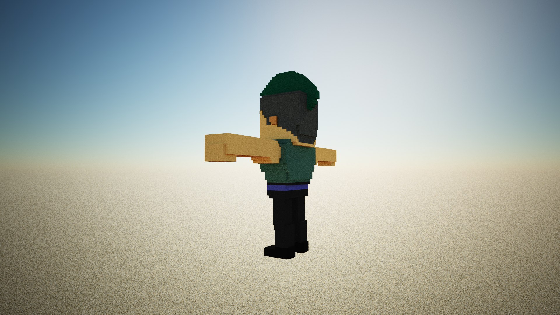 3D Voxel Man model - TurboSquid 1831704