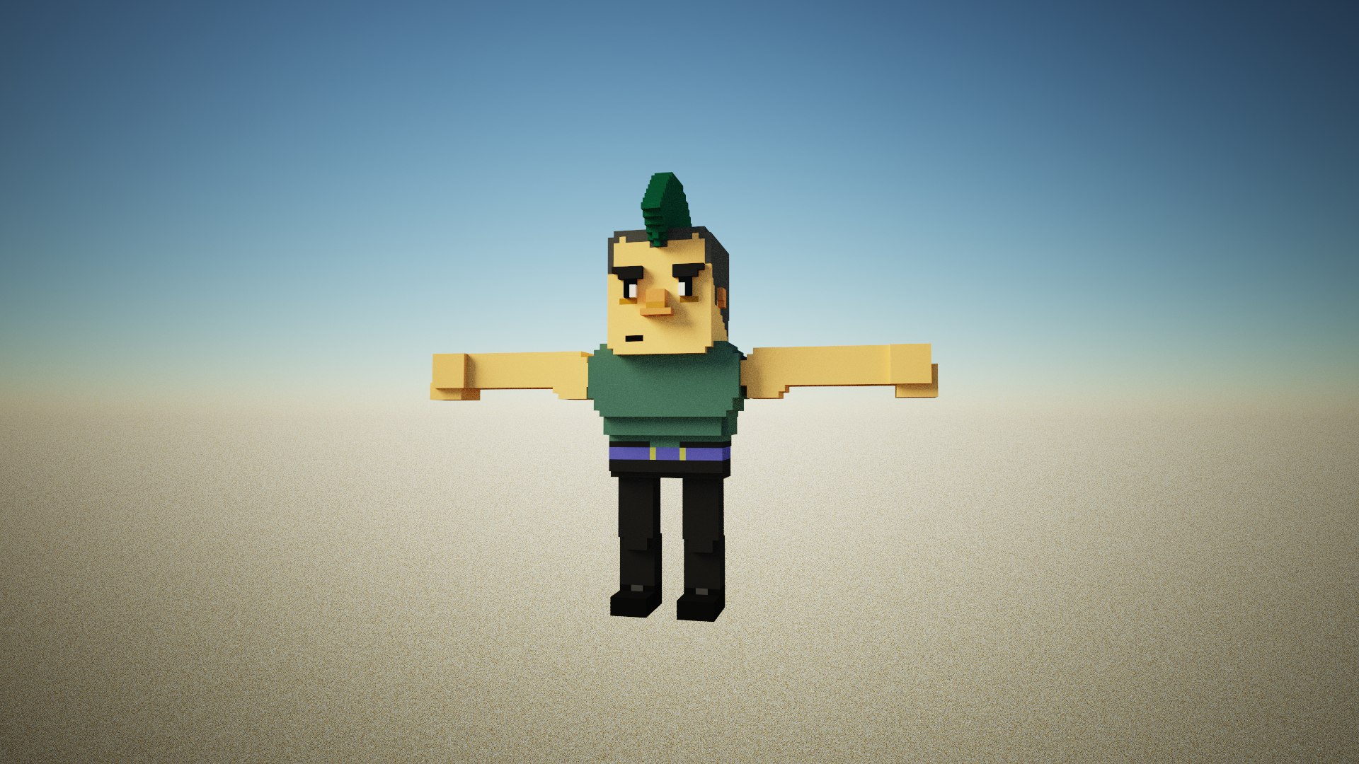 3D Voxel Man model - TurboSquid 1831704