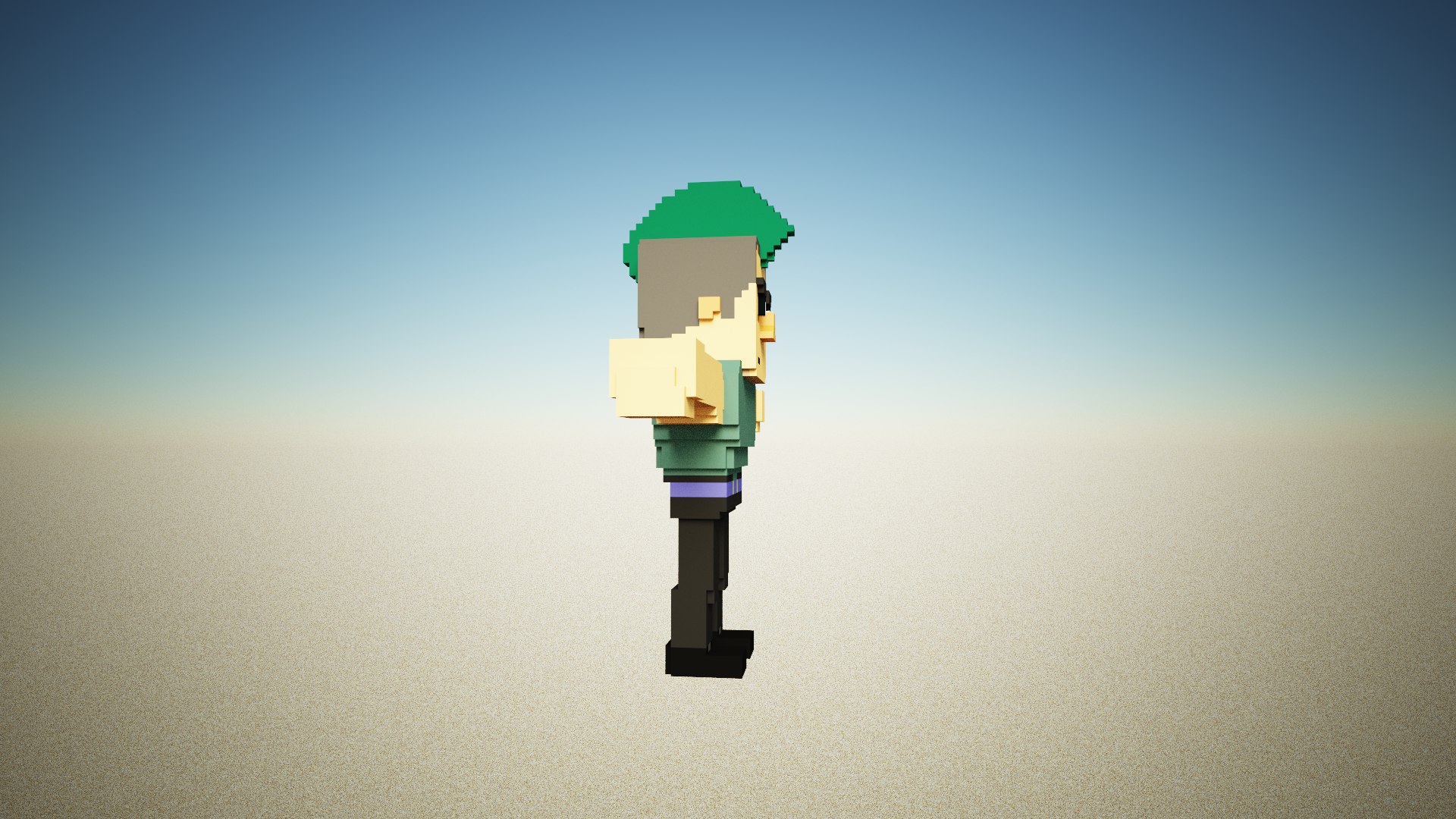 3D Voxel Man model - TurboSquid 1831704