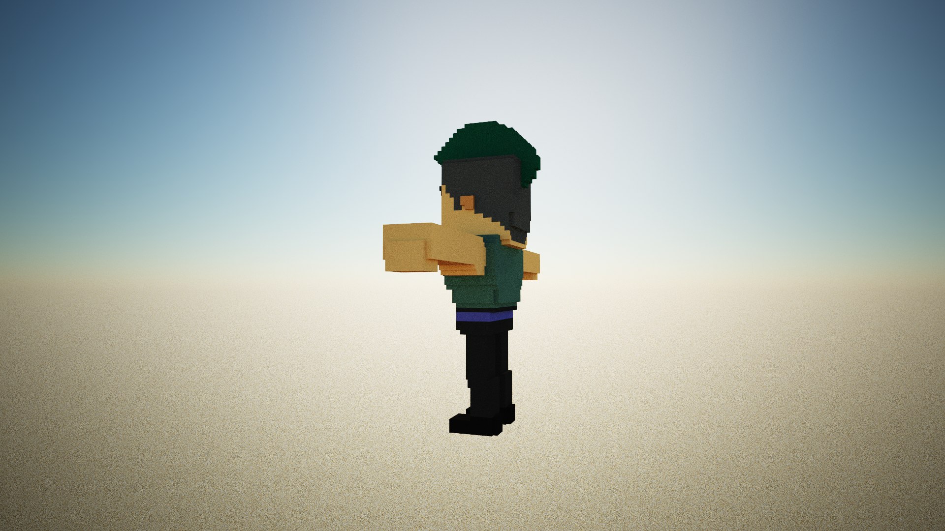 3D Voxel Man model - TurboSquid 1831704