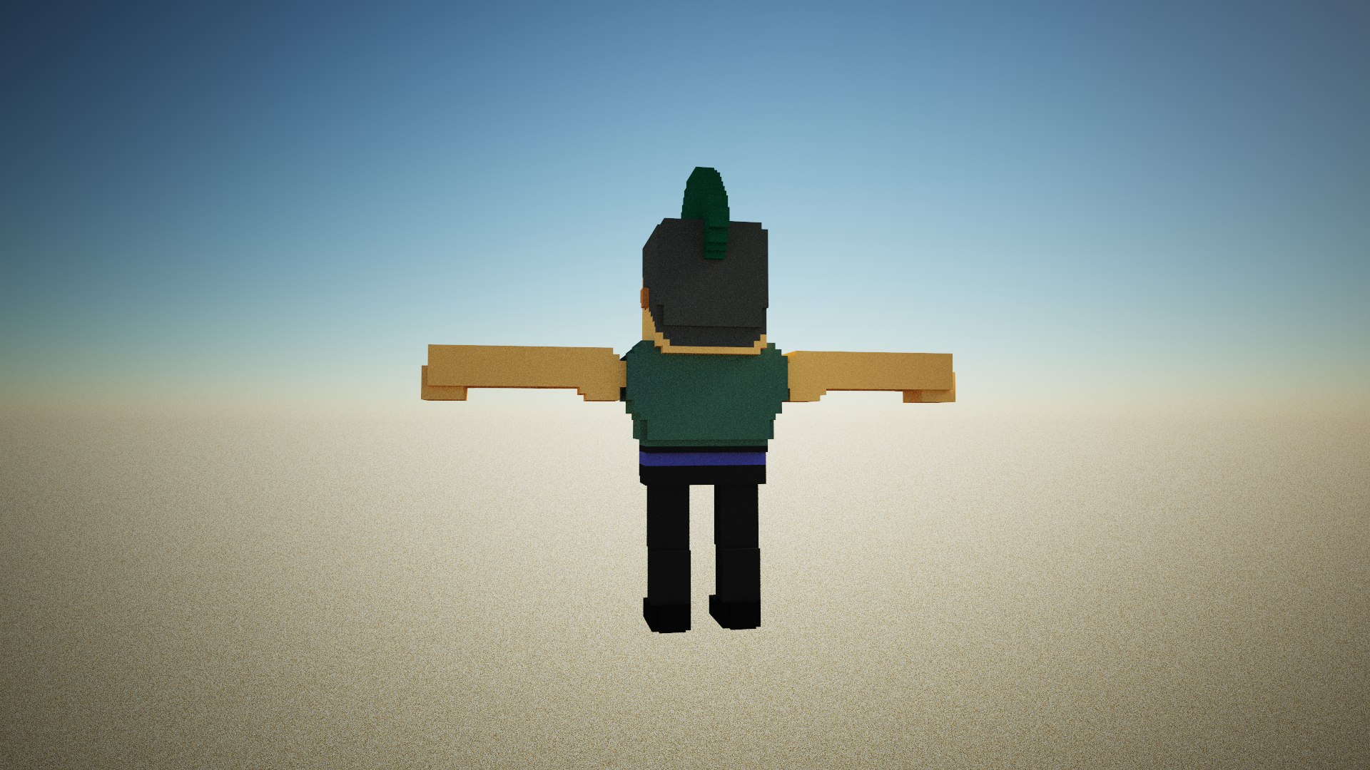 3D Voxel Man model - TurboSquid 1831704