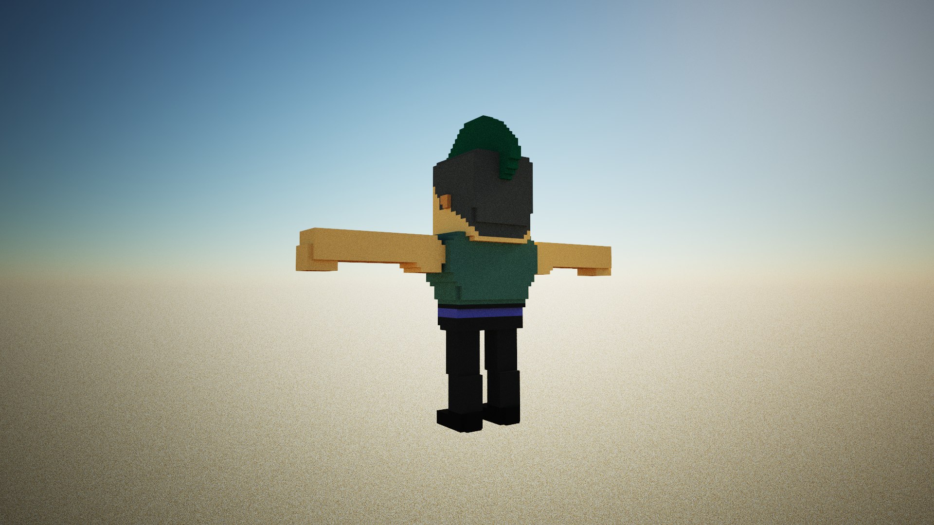 3D Voxel Man model - TurboSquid 1831704