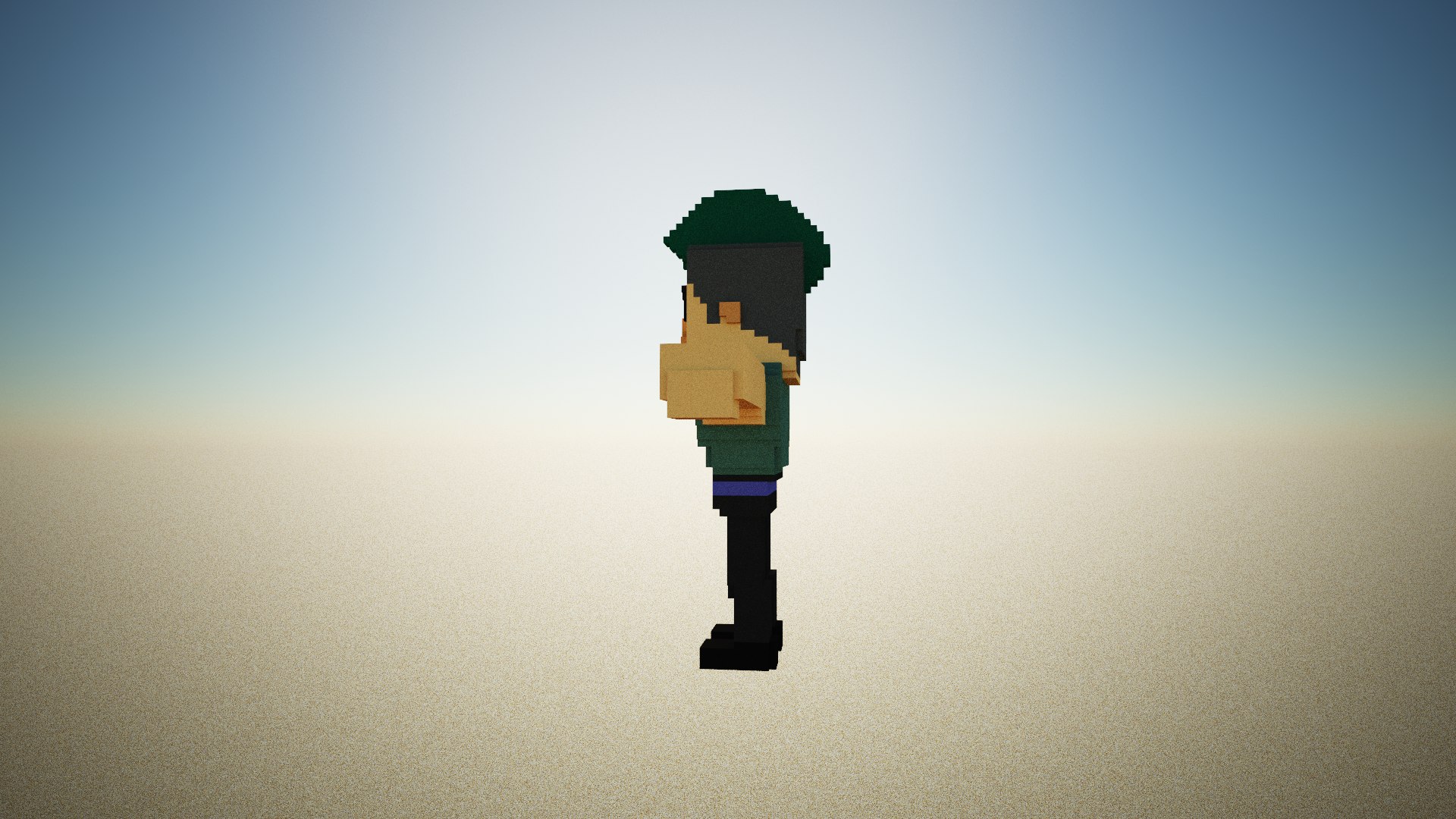 3D Voxel Man model - TurboSquid 1831704