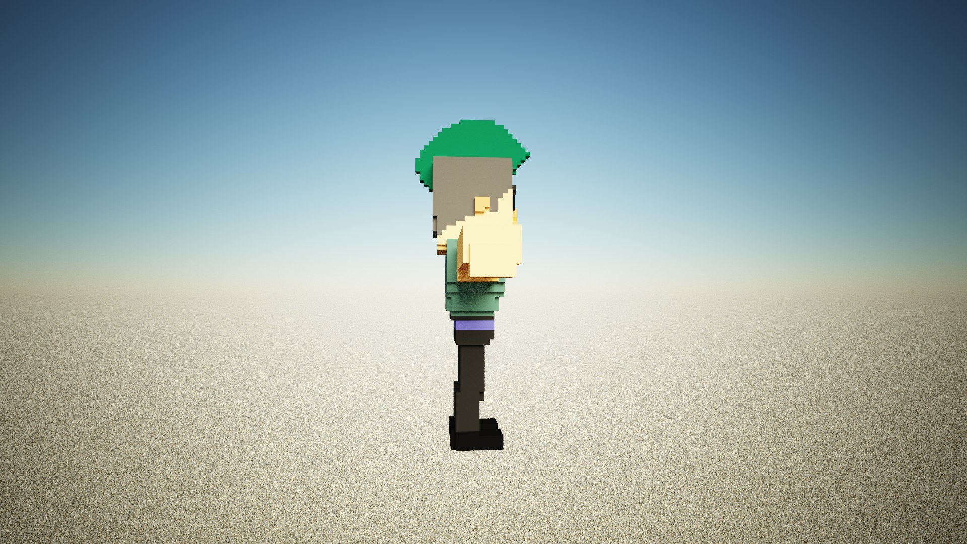 3D Voxel Man model - TurboSquid 1831704