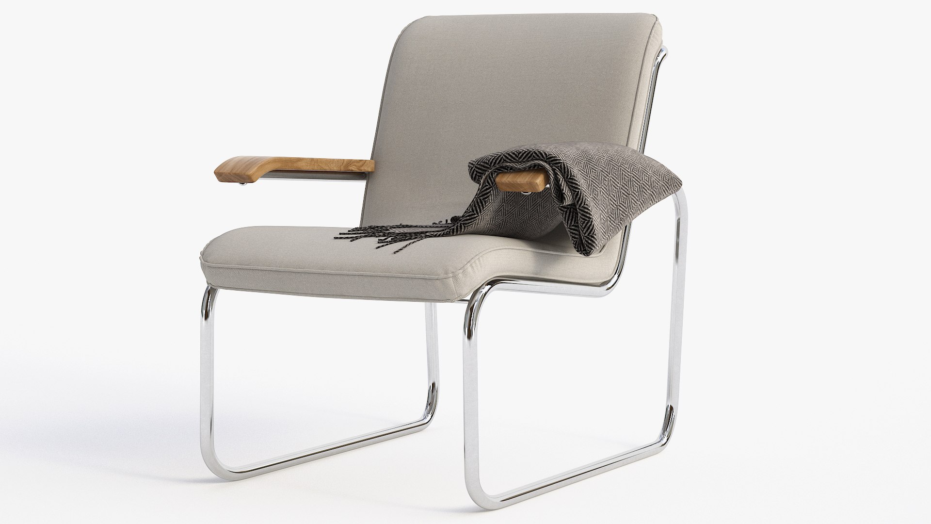 Knoll MB Lounge Chair 3D model - TurboSquid 1952312