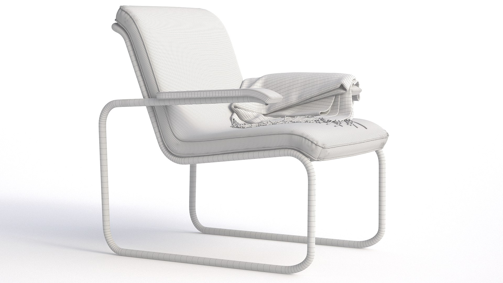 Knoll MB Lounge Chair 3D model - TurboSquid 1952312