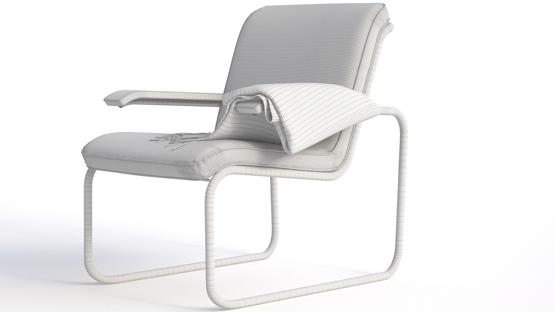 Knoll MB Lounge Chair 3D model - TurboSquid 1952312
