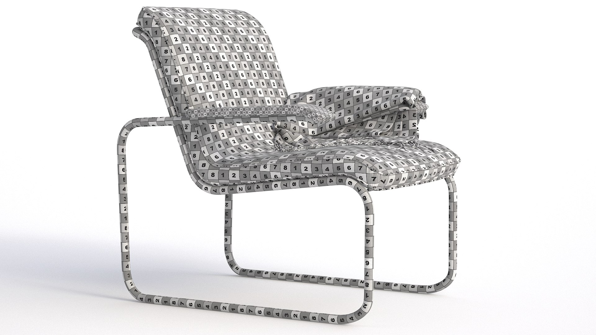 Knoll MB Lounge Chair 3D model - TurboSquid 1952312