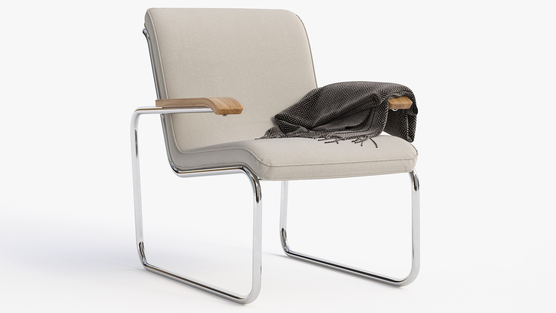 Knoll MB Lounge Chair 3D model - TurboSquid 1952312