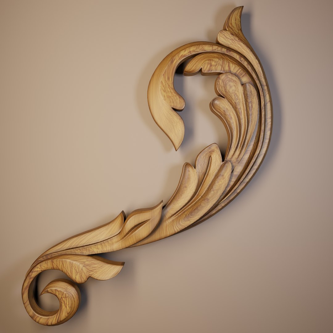Free 3D Wood Decor - TurboSquid 1958771