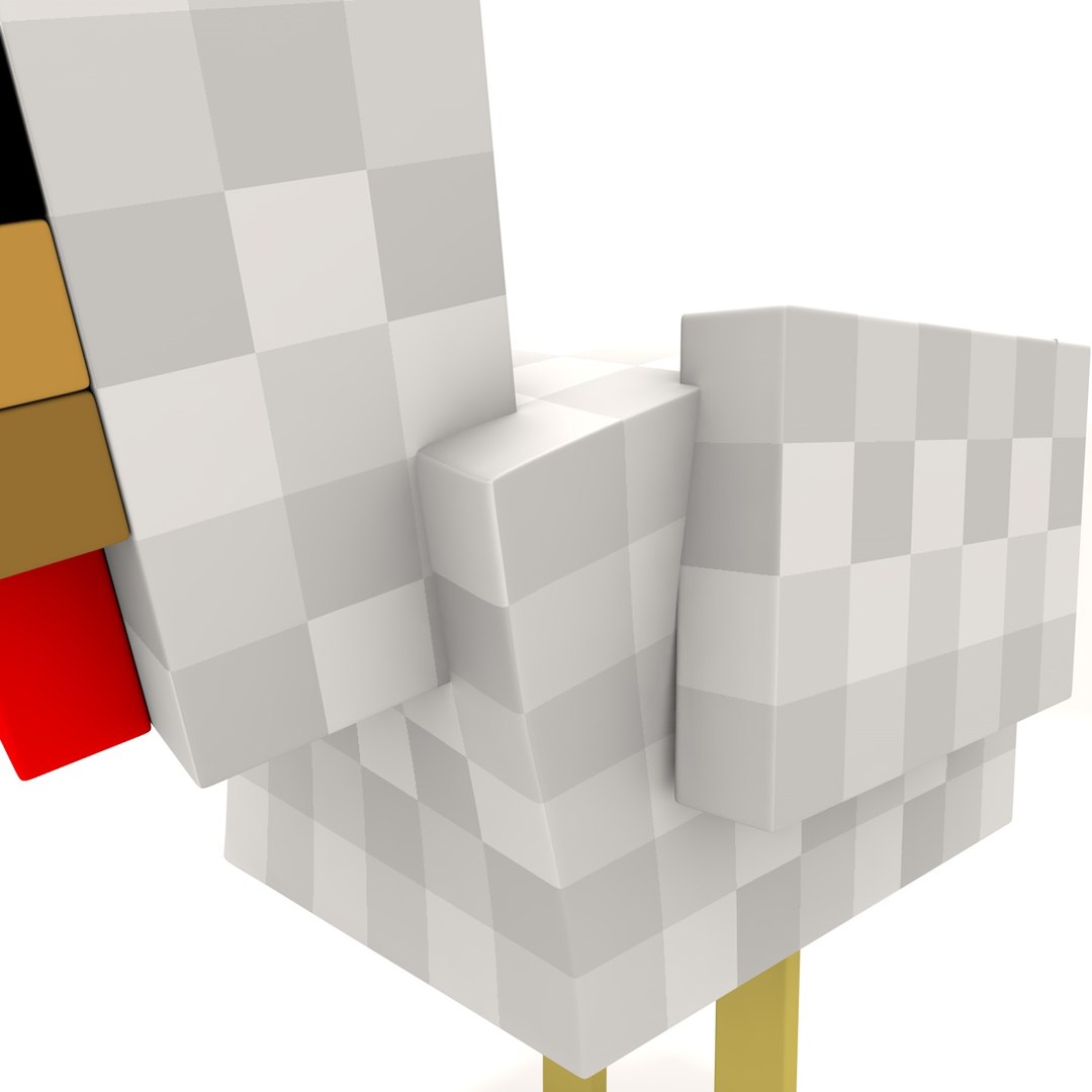 3d c4d chicken raptor rig
